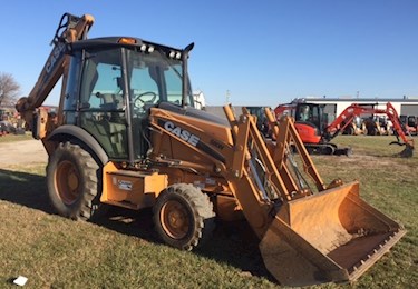 Buy Used Case 580N 4WD Loader Backhoe with Cab, Heat and A/C | Coleman ...